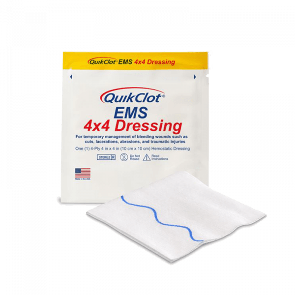 QuikClot EMS 4″ X 4″ Dressing - Ranger Outfitters