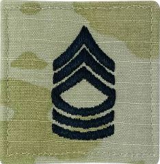 Patch, USA Rank, OCP with Velcro, E8/MSG (2 Pack) - Ranger Outfitters